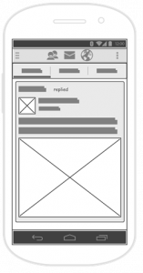 Facebook wireframe example - ArchiMetric
