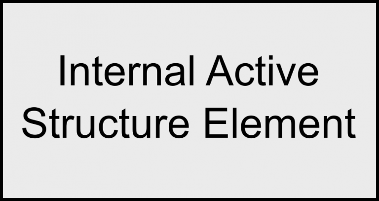 Fig Generic Internal Active Structure Element Notation Archimetric
