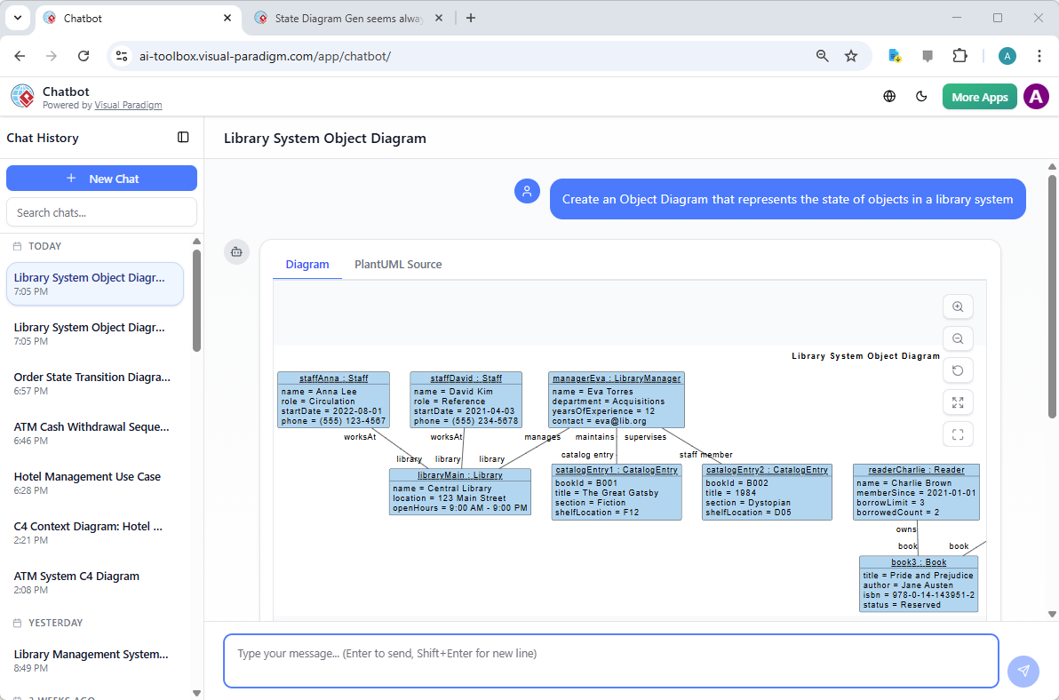 Visual Paradigm AI Object Diagram Generator: Text to UML in Seconds ...