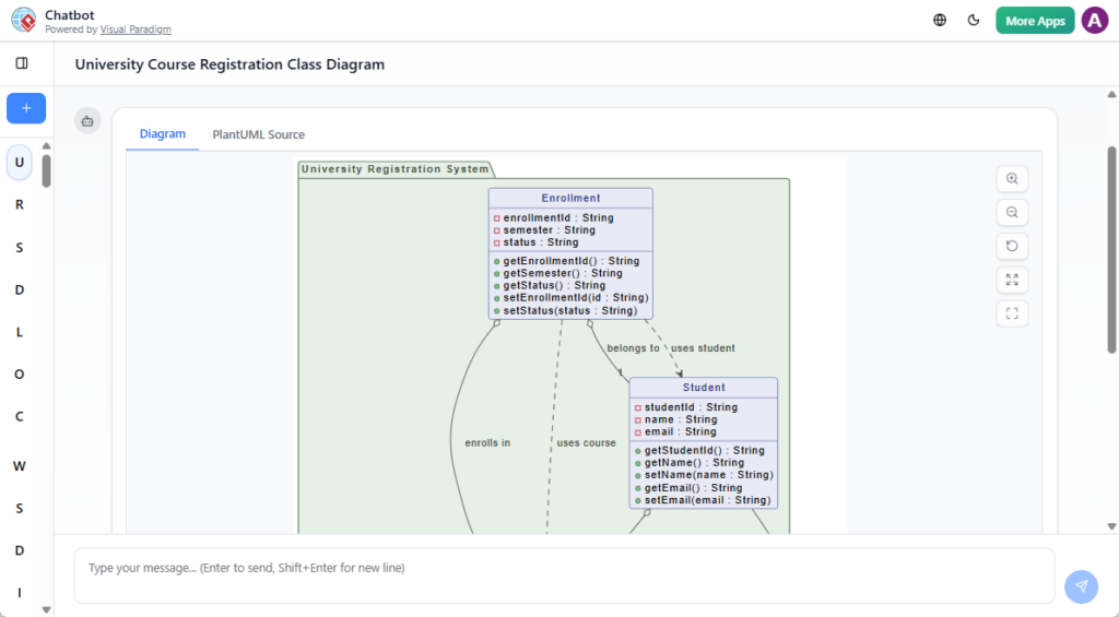 AI Class Diagram Generator: Create UML Diagrams with AI Chatbot