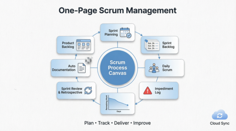 🎯 Complete Guide: Visual Paradigm Scrum Process Canvas - ArchiMetric